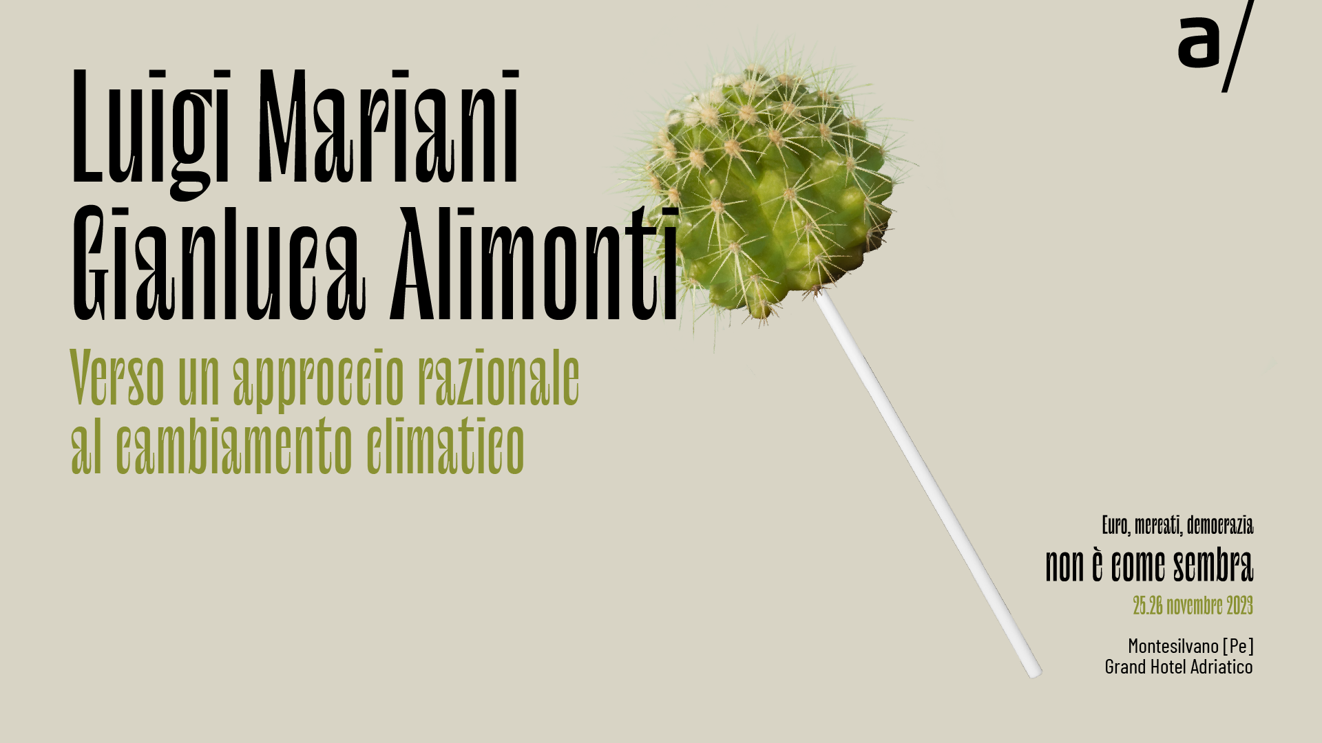 Verso un approccio razionale al cambiamento climatico | EMD2023 – a ...