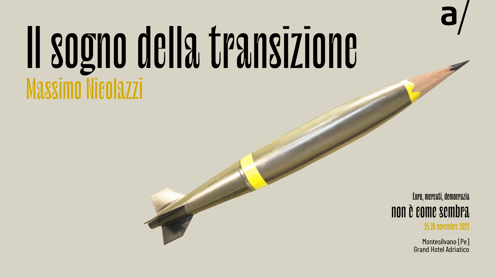 Il sogno della transizione | EMD2023 – a/simmetrie